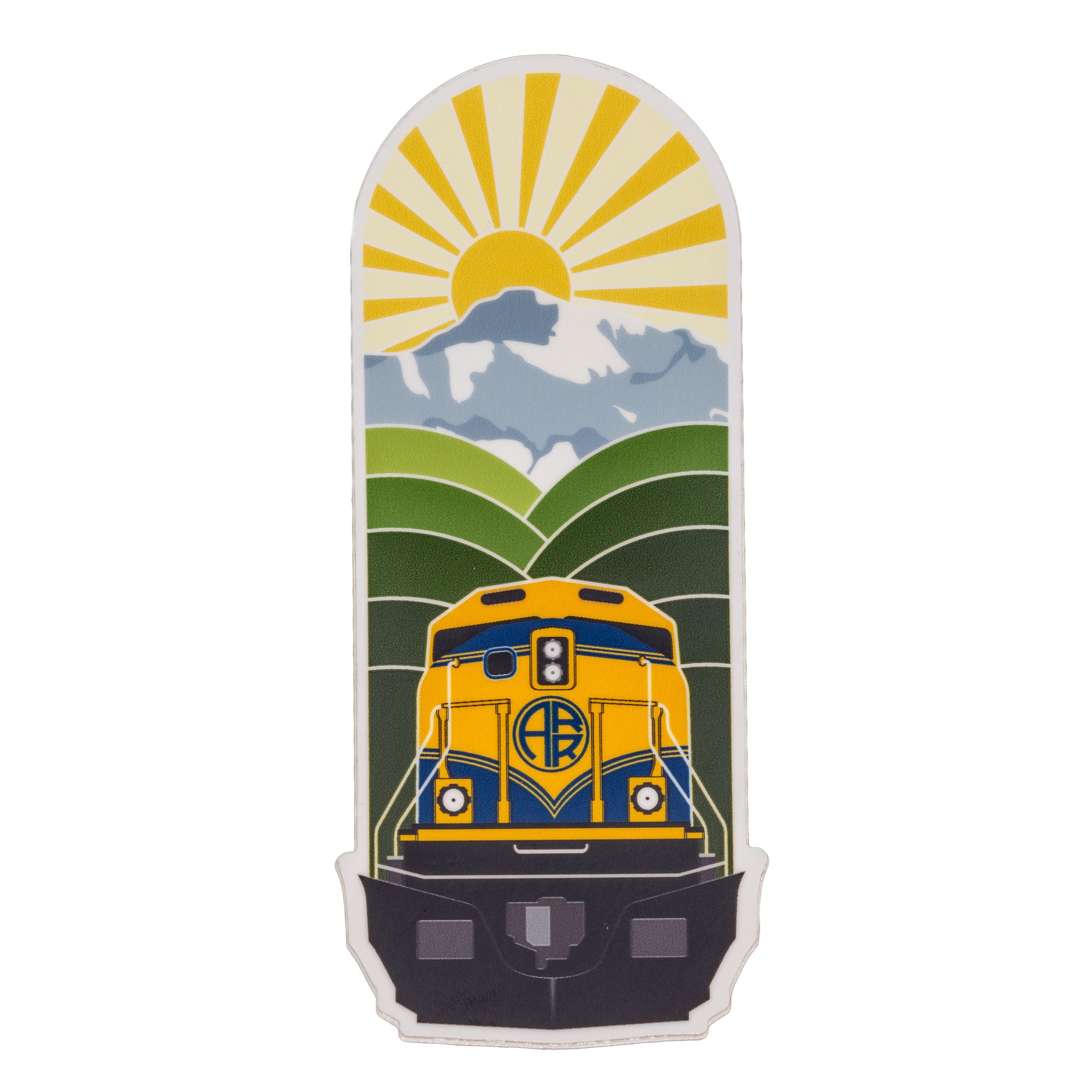 Sticker/Sunrise/Train Arch | Alaska Railroad Gift Shop
