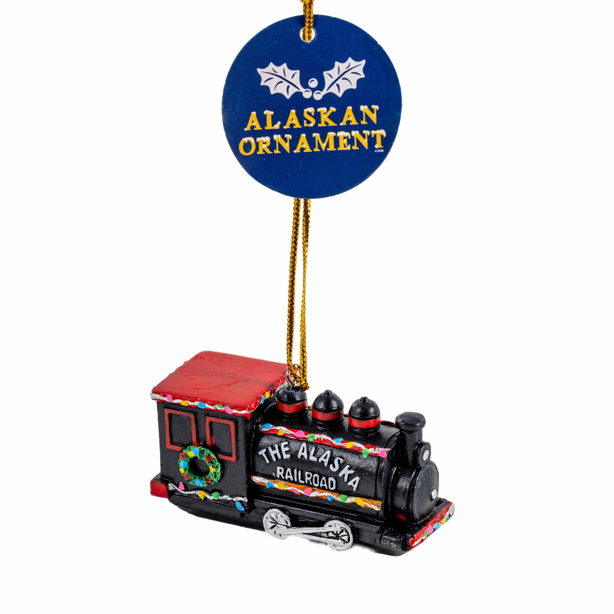 Ornament/Black/3D/Engine #1 | Alaska Railroad Gift Shop