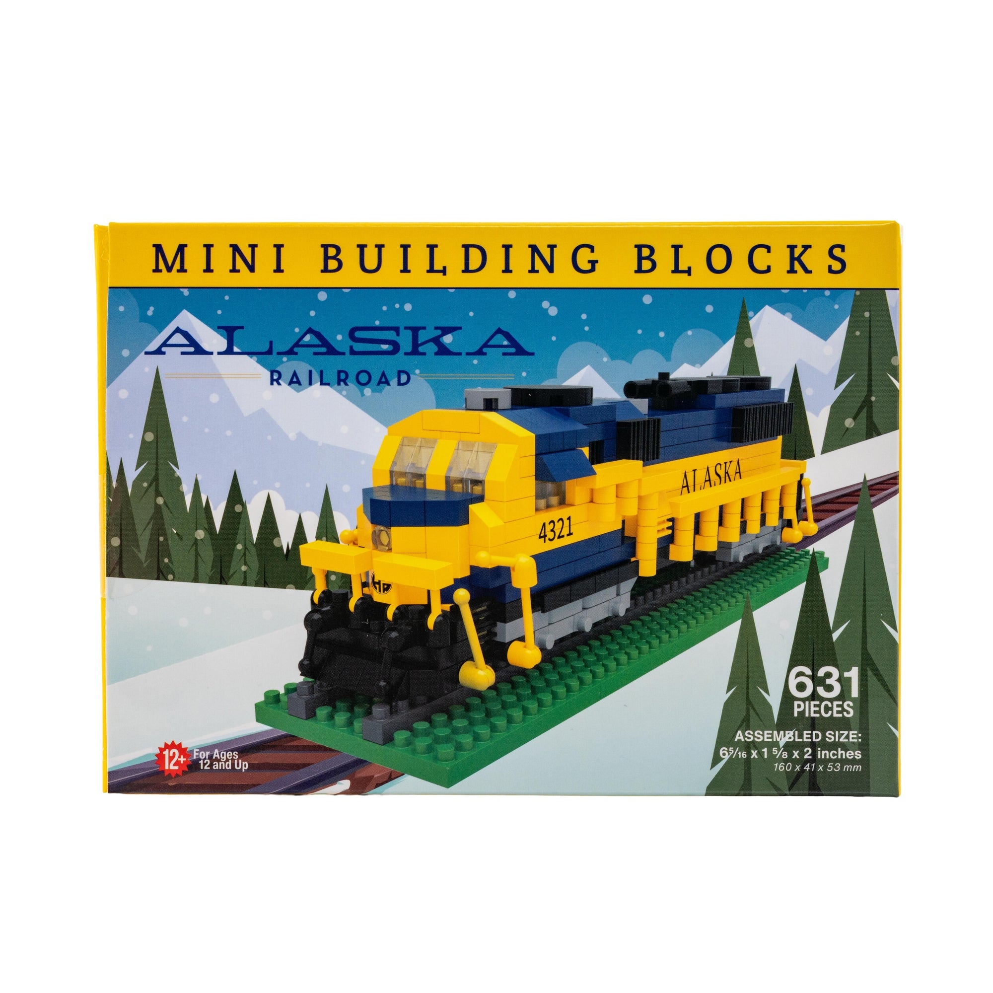 Toy/Mini Building Blocks/Engine #4321 | Alaska Railroad Gift Shop