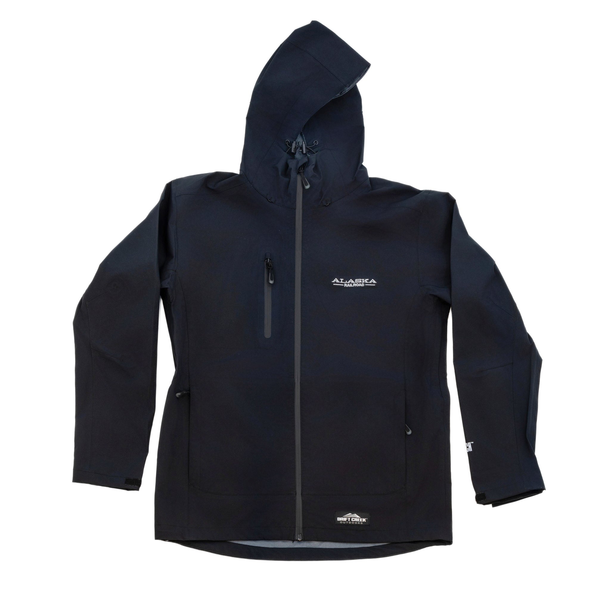 Jacket/Black/3 Layer/Rain/4X | Alaska Railroad Gift Shop