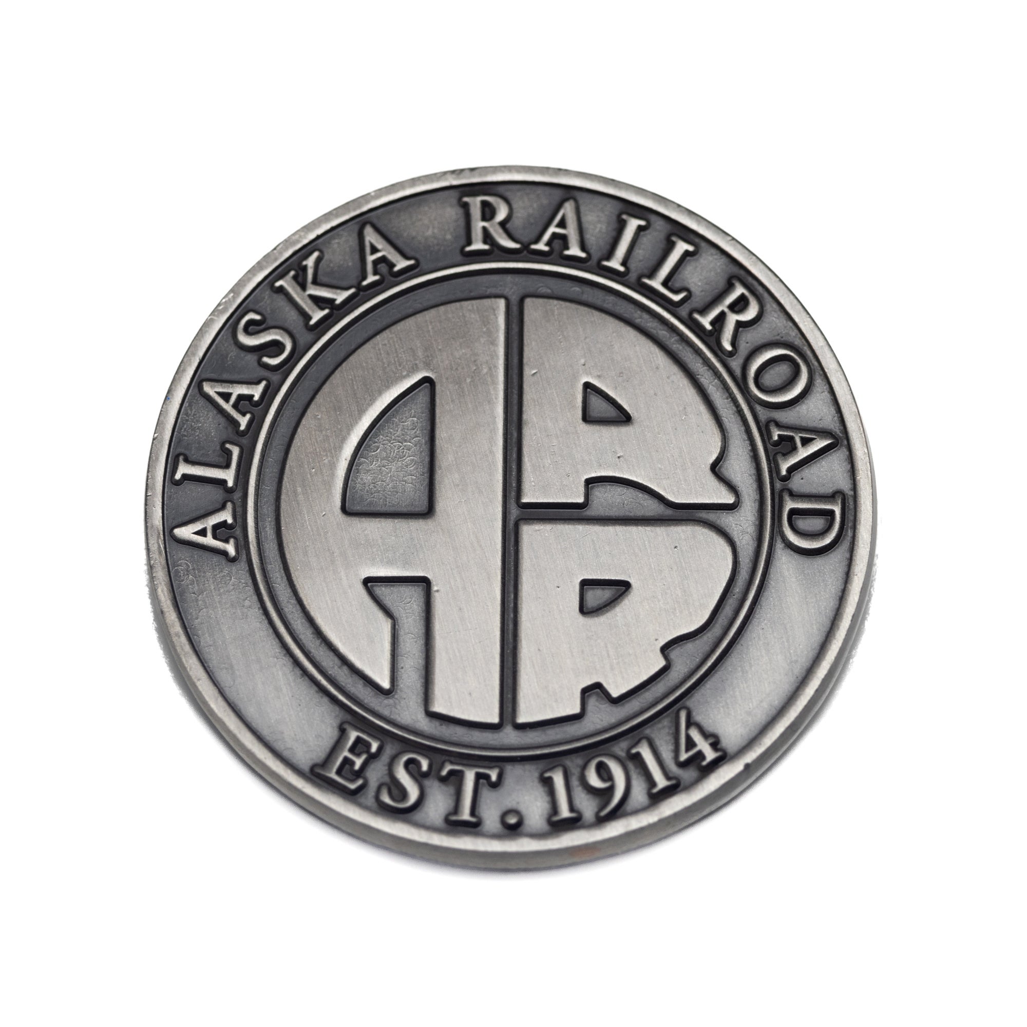 Coin/Pewter/ARR Logo | Alaska Railroad Gift Shop