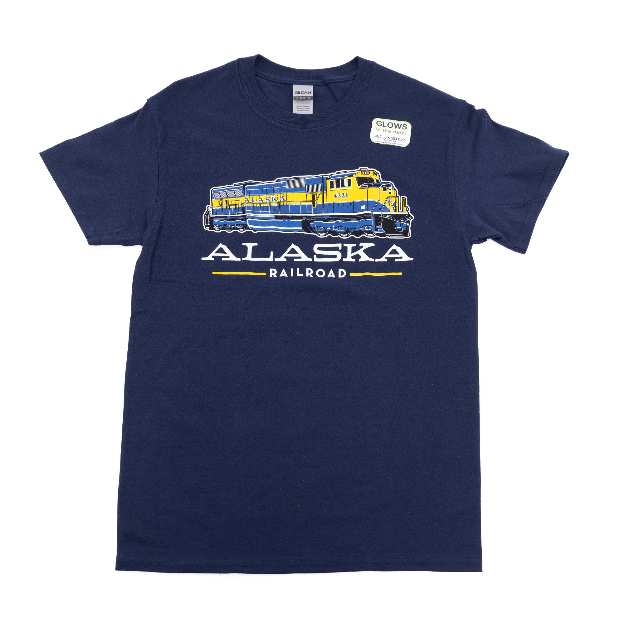 T-Shirt/Engine/Navy/S | Alaska Railroad Gift Shop