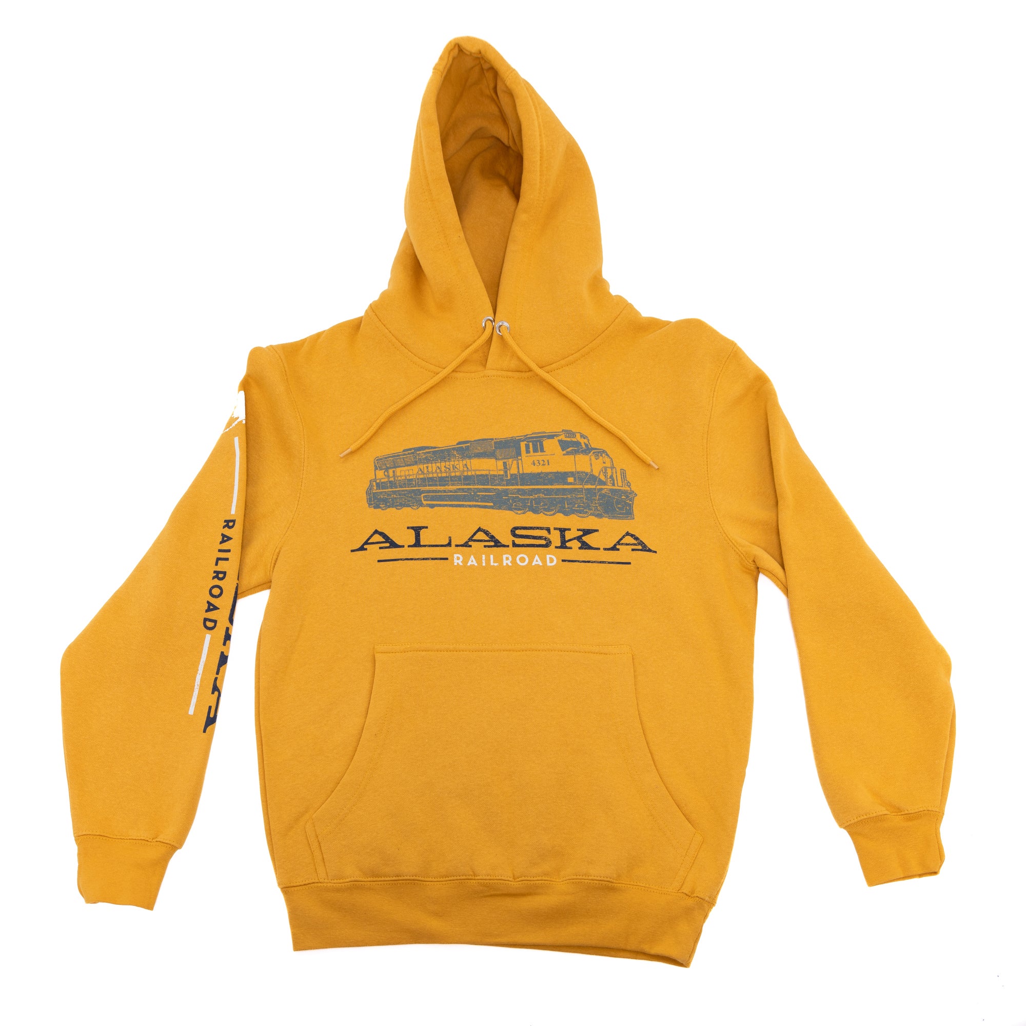 Sweatshirt/Mustard/Eng/S | Alaska Railroad Gift Shop