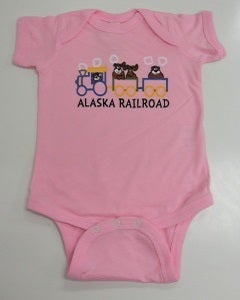 Infant/Onesie/Pink/12mo | Alaska Railroad Gift Shop