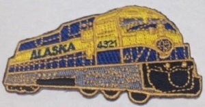 Patch/SD70/Engine Shape | Alaska Railroad Gift Shop