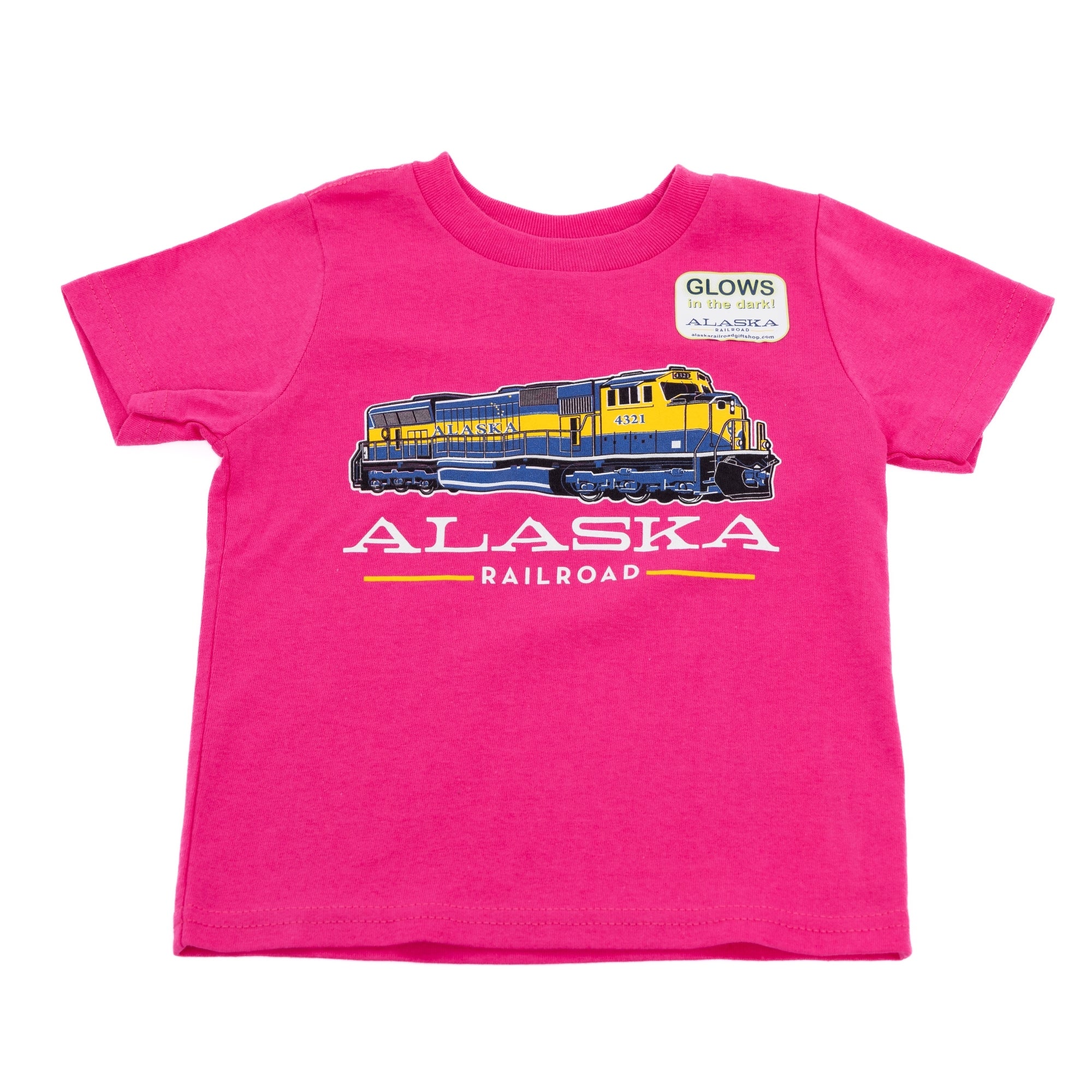 T-Shirt/C/Engine/Pink/3T | Alaska Railroad Gift Shop