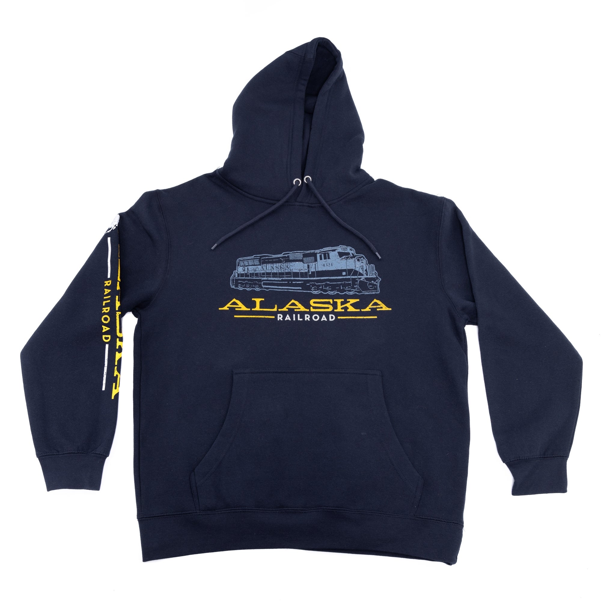 Sweatshirt/Navy/Engine/M | Alaska Railroad Gift Shop